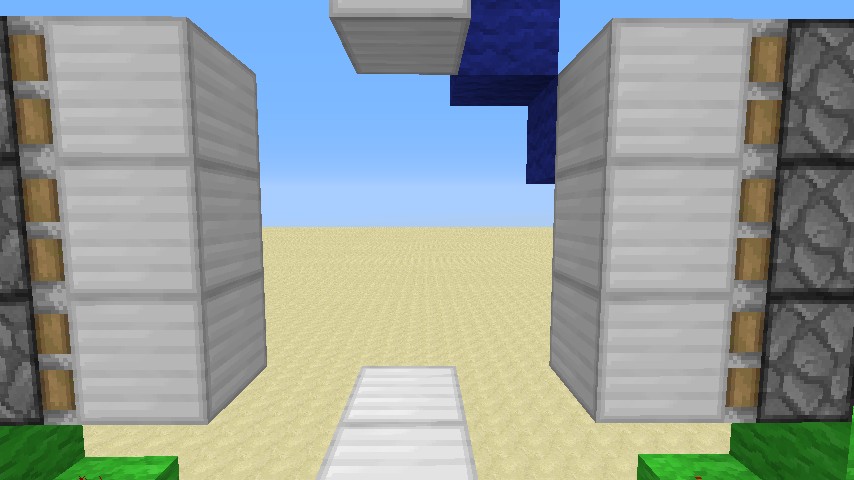 3x3 Simple Piston Door Minecraft Map