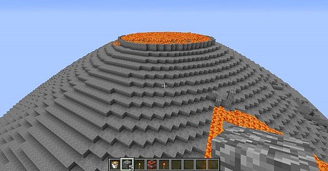 Volcanic Island Minecraft Map