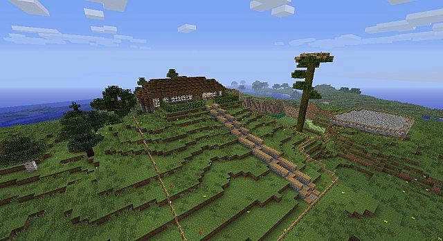 House on the Hill Minecraft Map