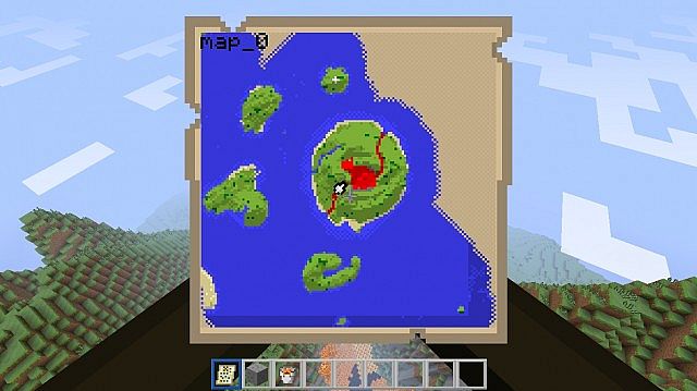 Vulkan islands Minecraft Map
