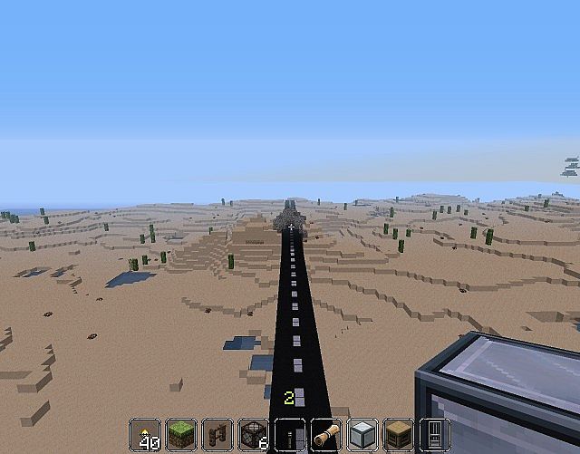 long road in the desert Minecraft Map