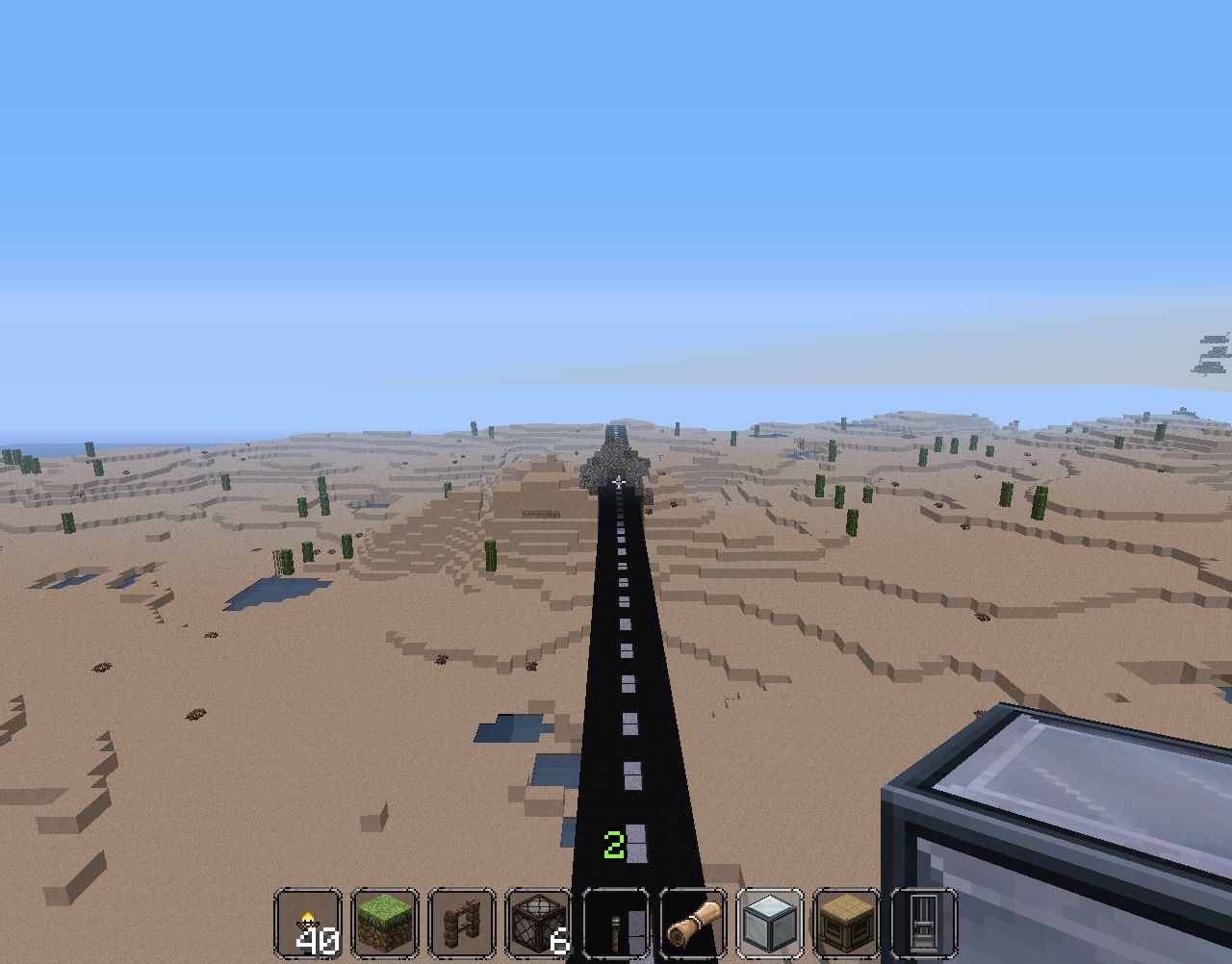 long road in the desert Minecraft Map
