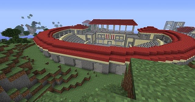 Greek Amphitheatre Minecraft Map