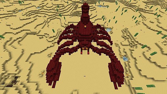 Huge scorpion Minecraft Map