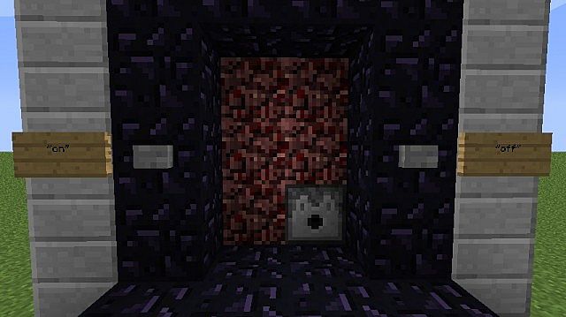 toggle-able nether portal Minecraft Map