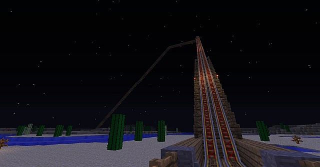 Epic Roller Coaster Minecraft Map