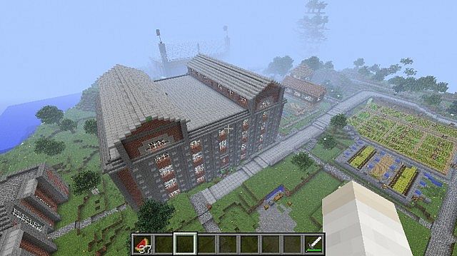 Ravenport Paper Mill Minecraft Map