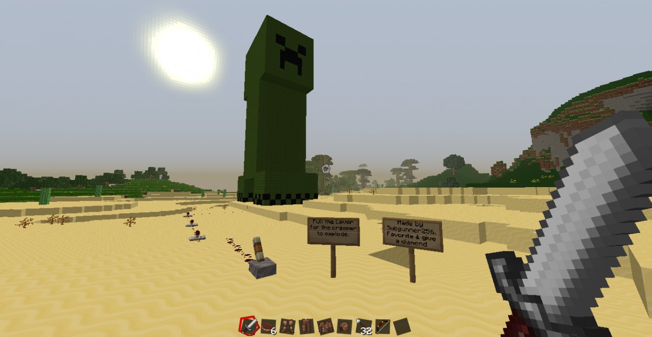Giant Creeper Minecraft Map