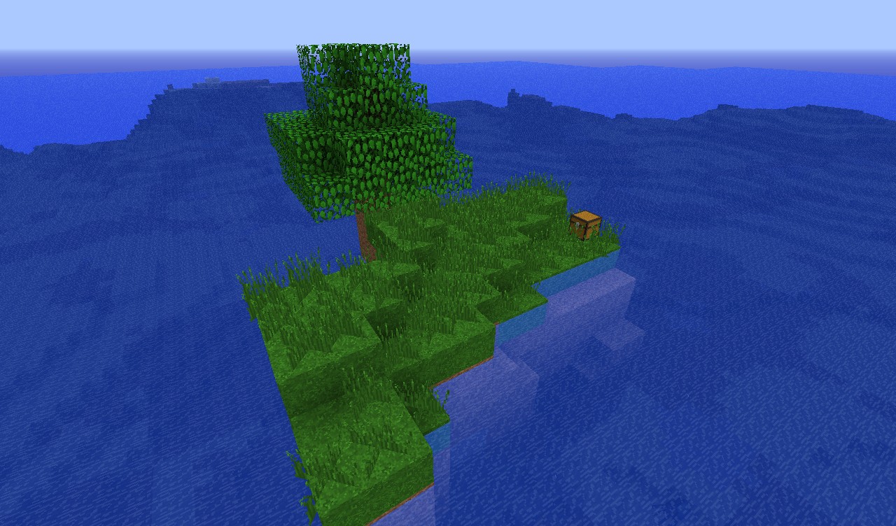 Custom Survival Island Minecraft Map