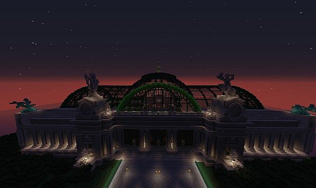 Grand Palais Recreation. Minecraft Map