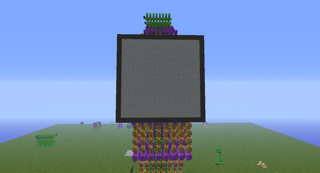Easy Programable Pixel Display Minecraft Map