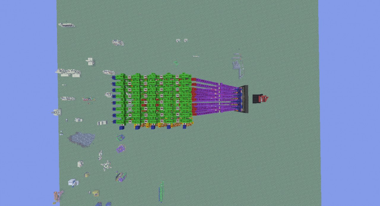 Easy Programable Pixel Display Minecraft Map