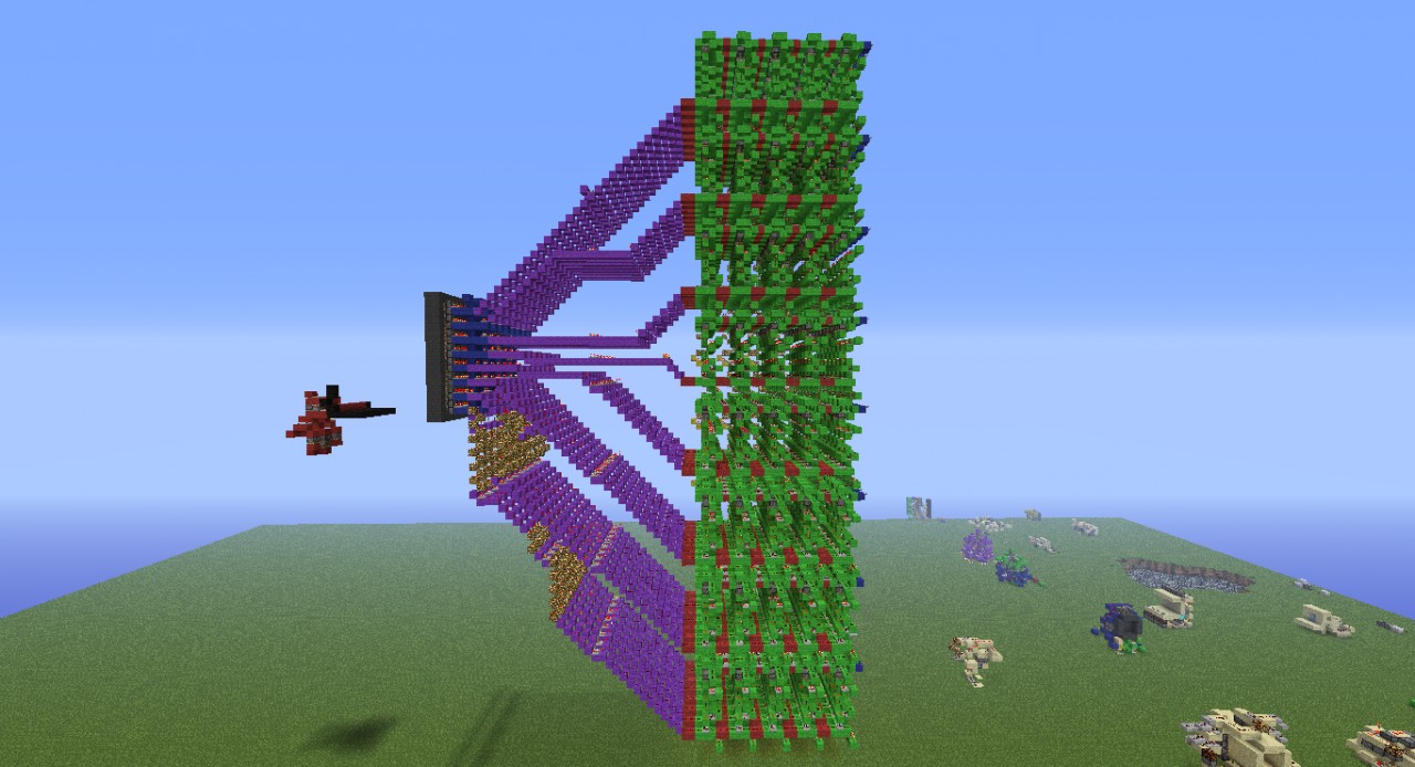 Easy Programable Pixel Display Minecraft Map