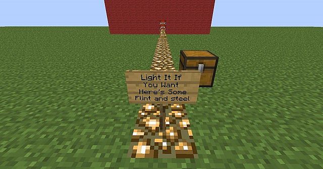 Big TNT Block With TNT inside Minecraft Map