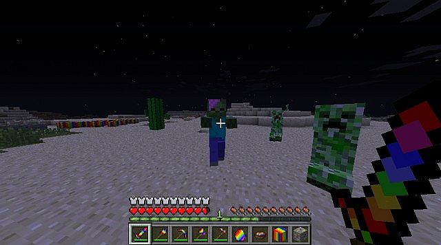 rainbow diamonds now 1.4.2 Minecraft Texture Pack