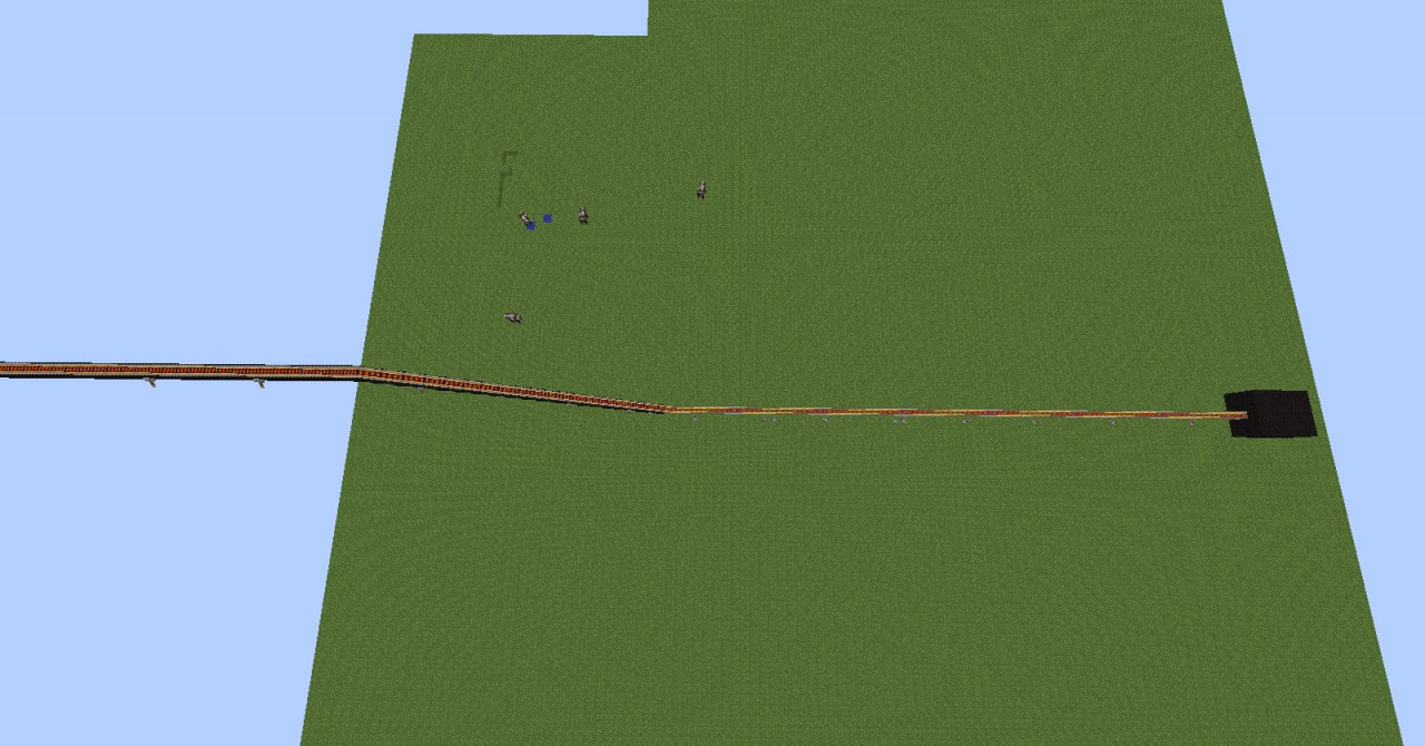 Massive Minecart Track Minecraft Map