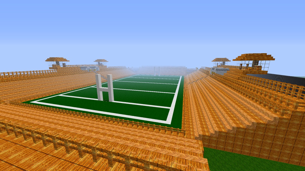 Rugby Stadium Minecraft Project