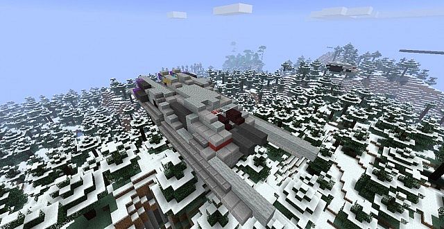 Cylon heavy raider (zeppelin mod) Minecraft Map