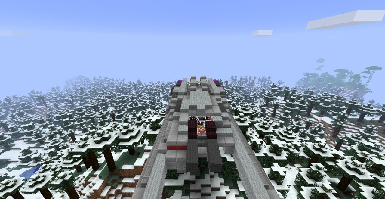 Cylon heavy raider (zeppelin mod) Minecraft Map