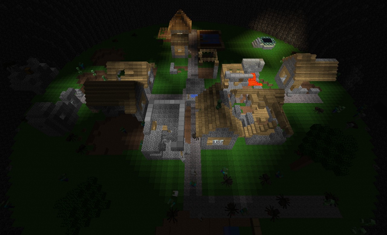 Ruined Village Survival Minecraft Map