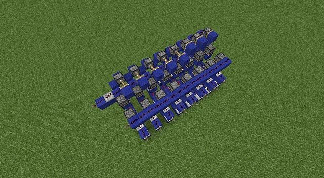 4 Bit Program Counter with branching capability Minecraft Map
