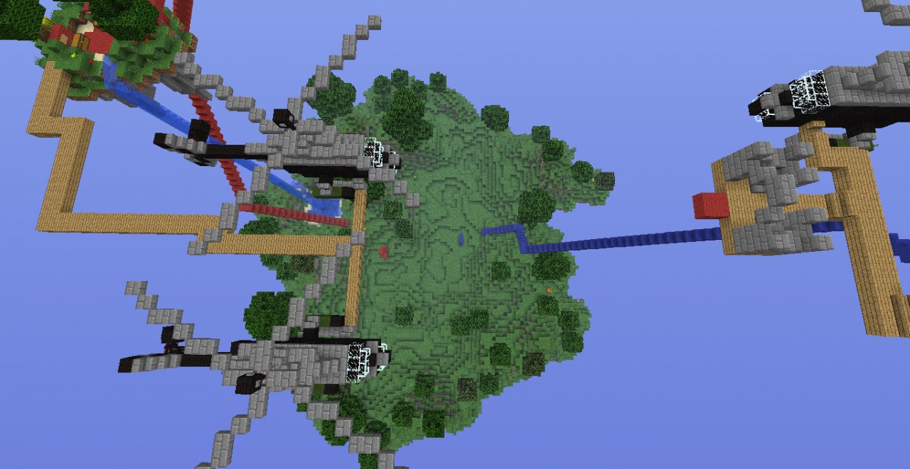 Attack the flag Minecraft Map