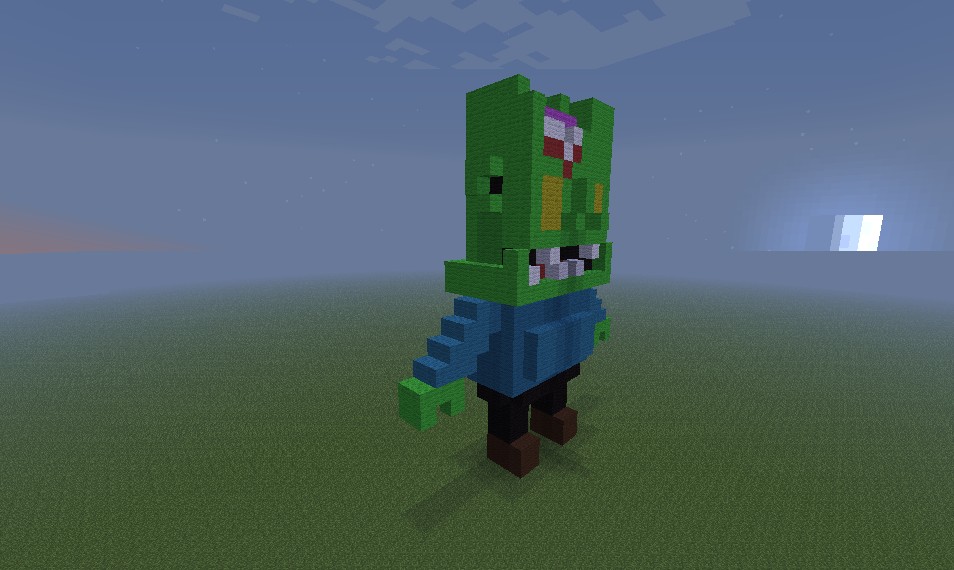 A Zombie Minecraft Map