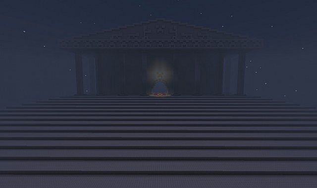 The Creeper god temple Minecraft Map