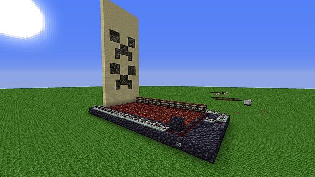 Automatic TNT Cannon Minecraft Map