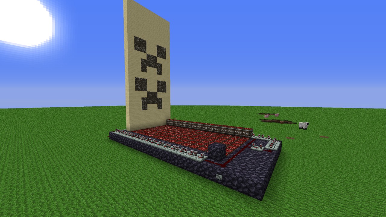 Automatic TNT Cannon Minecraft Map