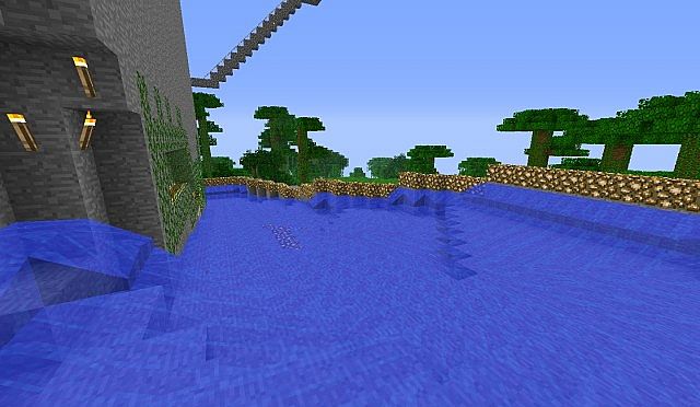 The Largest Water Slide Minecraft Map