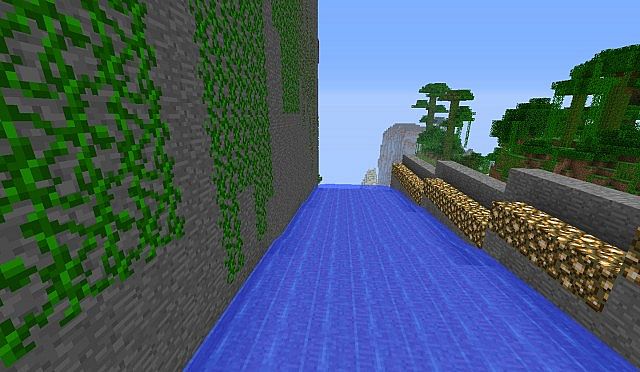 The Largest Water Slide Minecraft Map