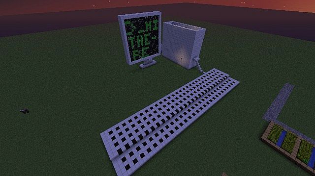 computer Minecraft Map