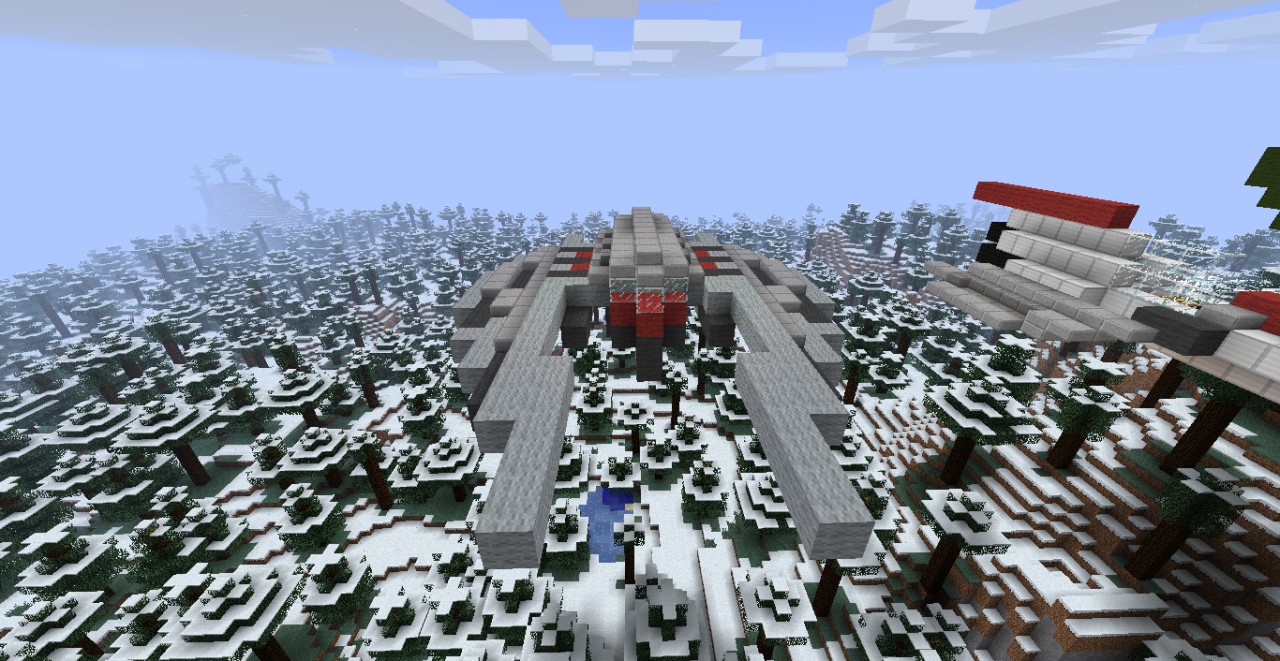 medium cylon raider (zeppelin mod) Minecraft Map