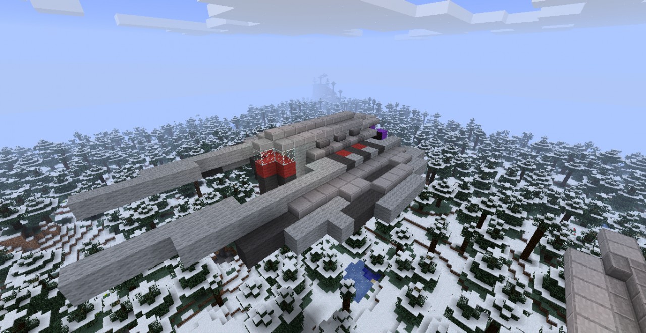 medium cylon raider (zeppelin mod) Minecraft Map