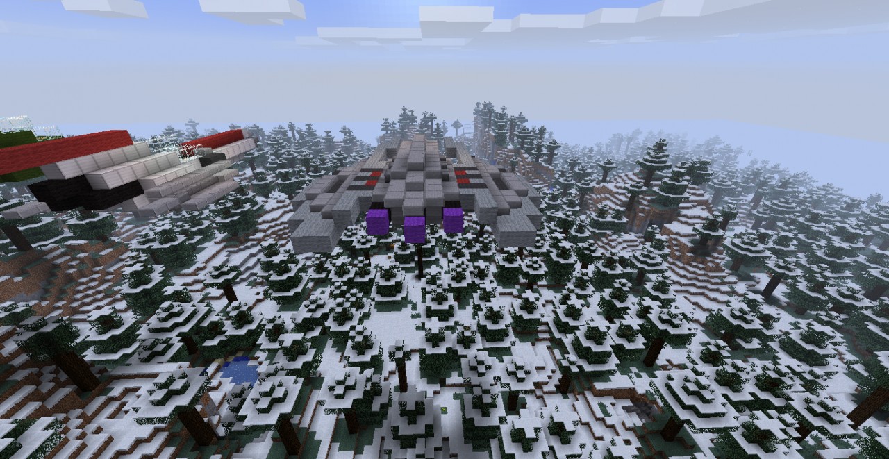 medium cylon raider (zeppelin mod) Minecraft Map