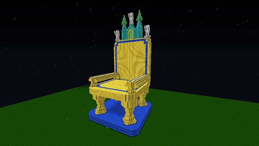 Golden Throne! Minecraft Map
