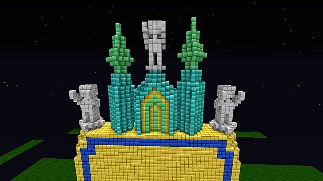 Golden Throne! Minecraft Map
