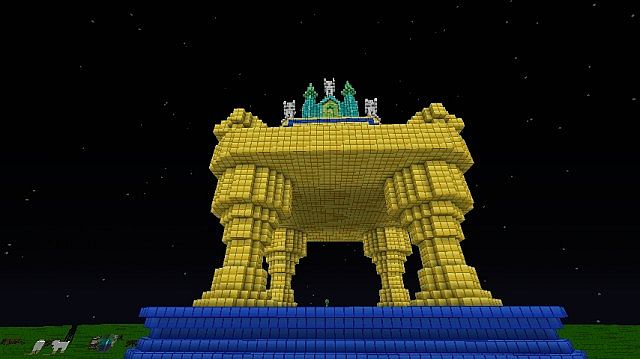 Golden Throne! Minecraft Map