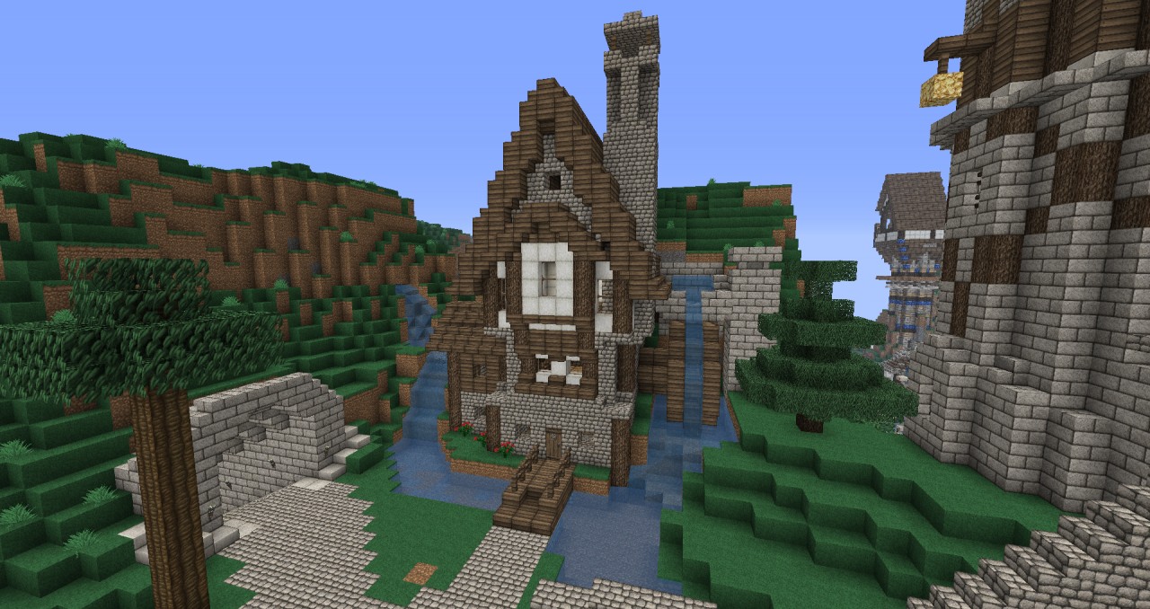 Majestica Water Wheel Minecraft Map