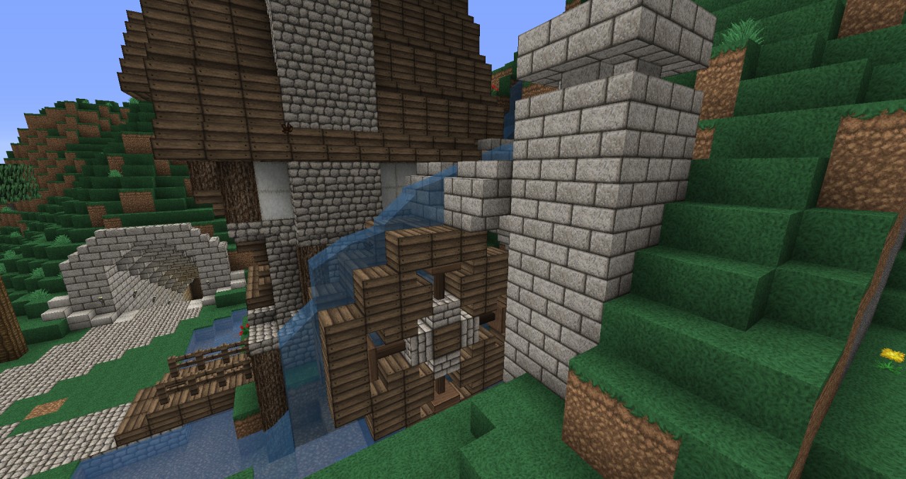Majestica Water Wheel Minecraft Map