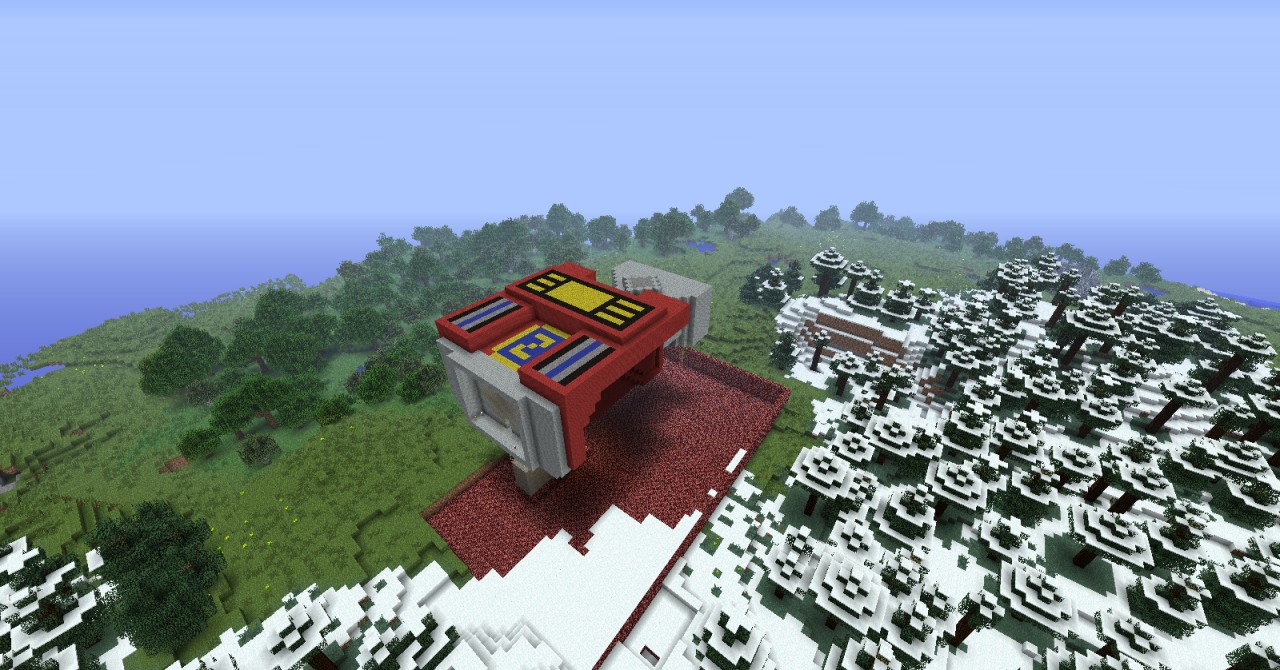 Voltron Castle And VOLTRON HIMSELF/LIONS Minecraft Map