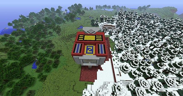 Voltron Castle And VOLTRON HIMSELF/LIONS Minecraft Map