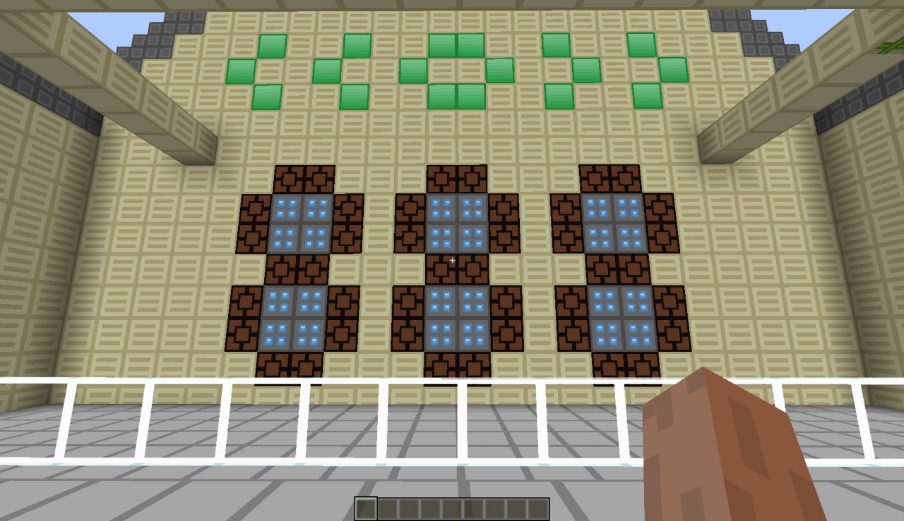 Binary 0-255 counter Minecraft Map