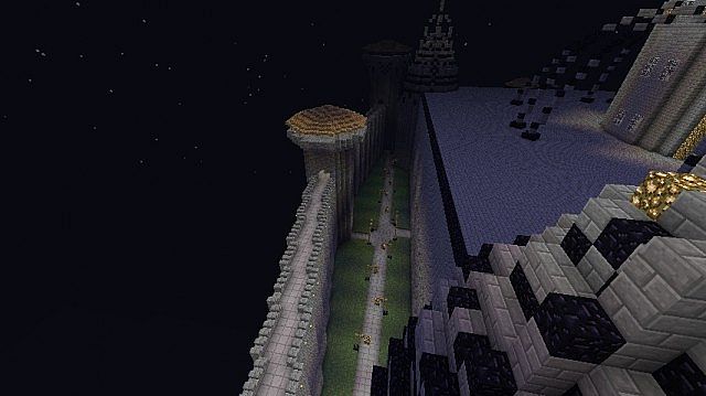 Giant Floating Castle Minecraft Map