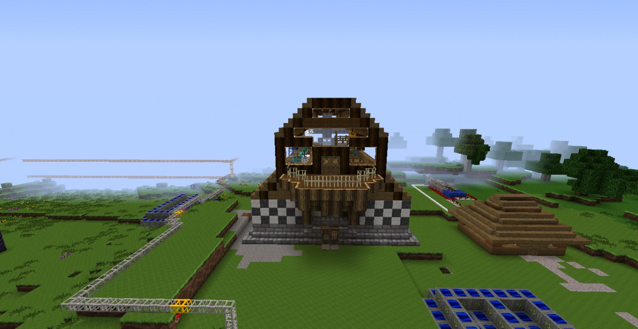 Iseesparklez' Tekkit World w/ *secret room* Minecraft Map