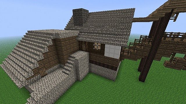 Warehouse + House Minecraft Map