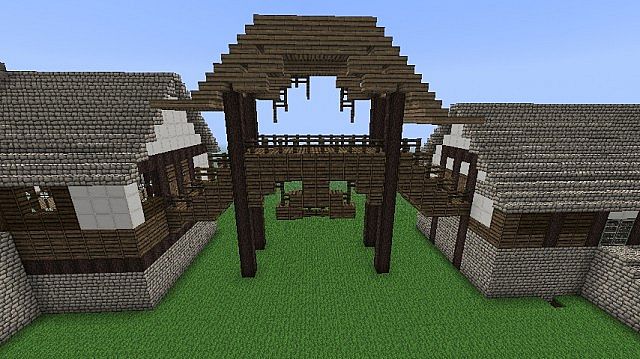 Warehouse + House Minecraft Map