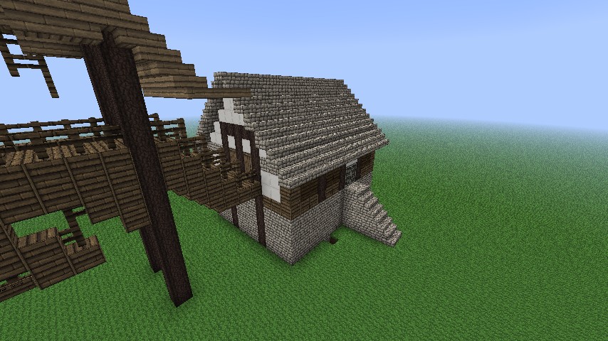 Warehouse + House Minecraft Map