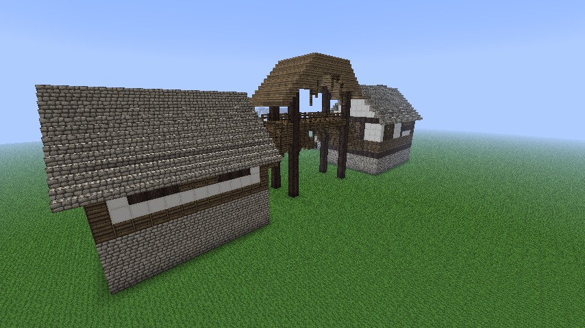 Warehouse + House Minecraft Map